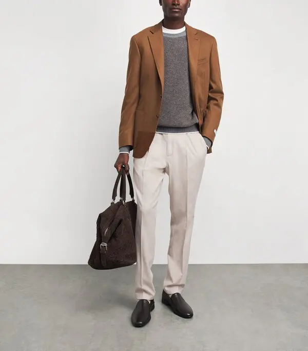 Herno Silk-cashmere Drawstring Trousers