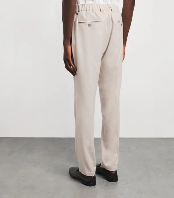 Herno Silk-cashmere Drawstring Trousers