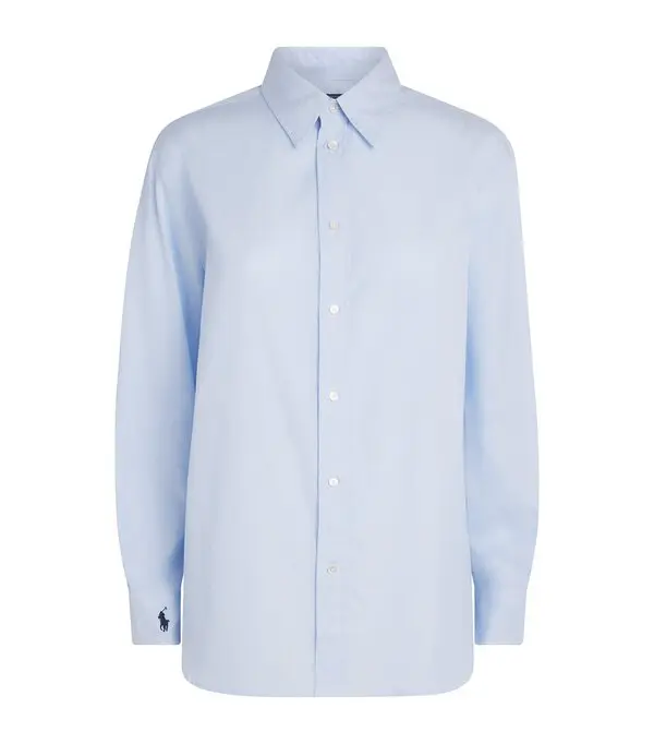 Polo Ralph Lauren Cotton Oversized Shirt - Blue