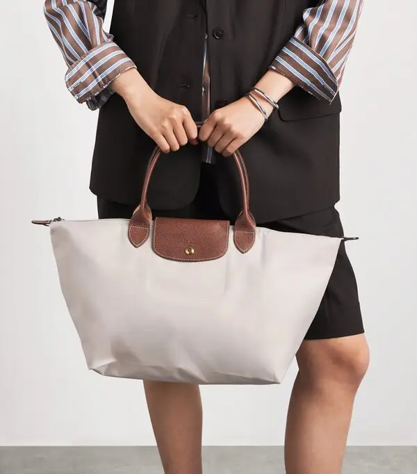 Longchamp Le Pliage Original Handbag - Ivory