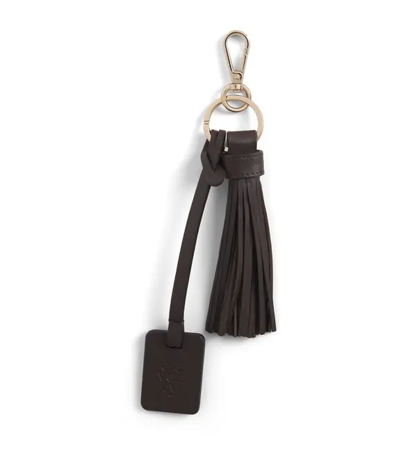 Eleventy Calfskin Fringed Keyring