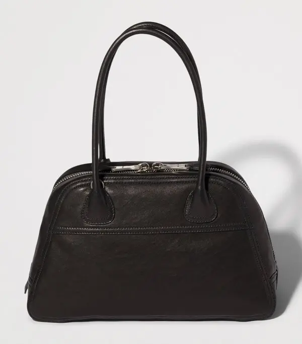 Miu Miu Nappa Leather Vivant Top-handle Bag - Black