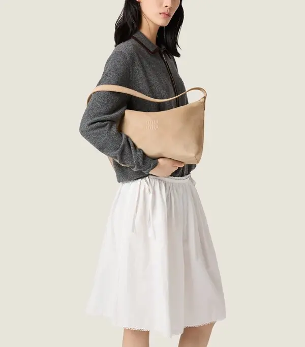 Miu Miu Spirit Shoulder Bag - Neutral