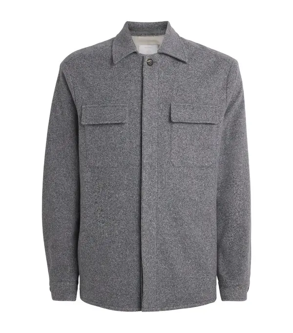 Eleventy Cotton-wool Overshirt