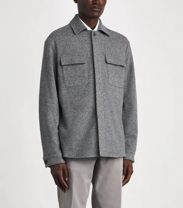 Eleventy Cotton-wool Overshirt