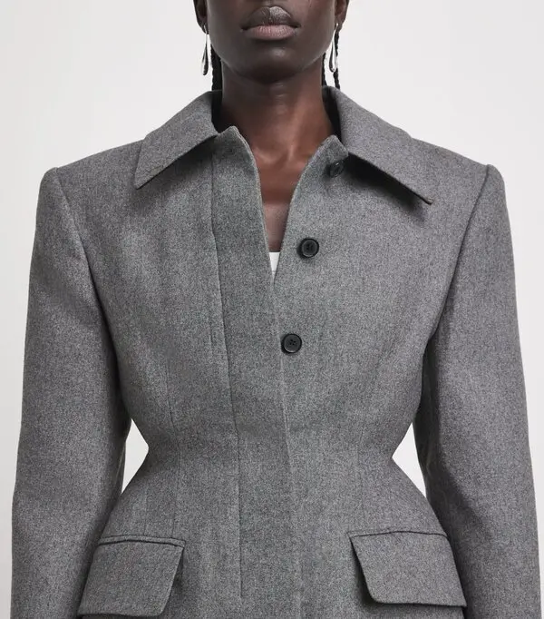 Source Unknown Wool-blend Hourglass Terzo Blazer