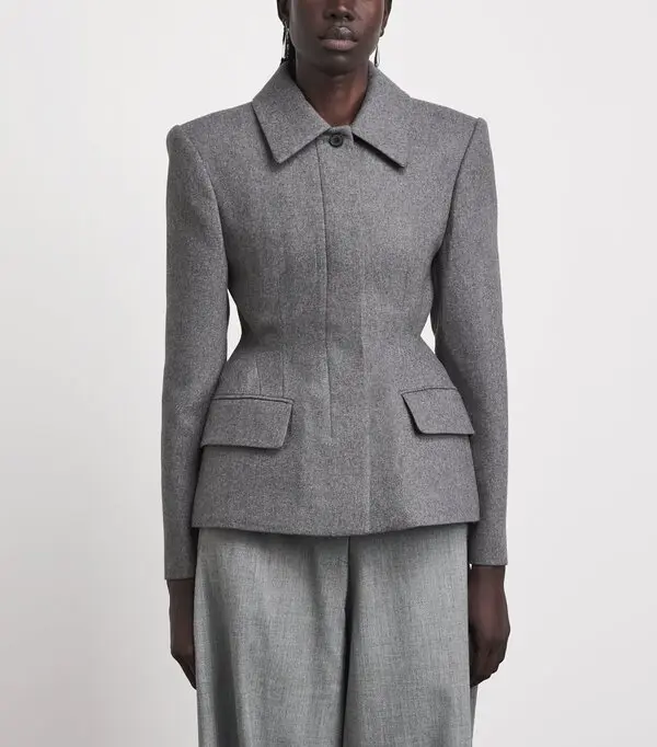 Source Unknown Wool-blend Hourglass Terzo Blazer