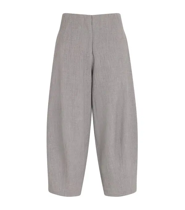 Source Unknown Pintuck Bimba Wide-leg Trousers