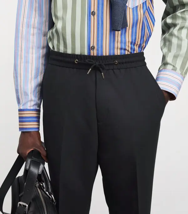 Paul Smith Wool Drawstring Chinos