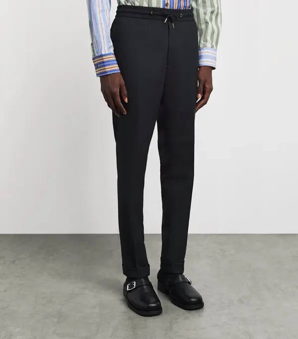Paul Smith Wool Drawstring Chinos