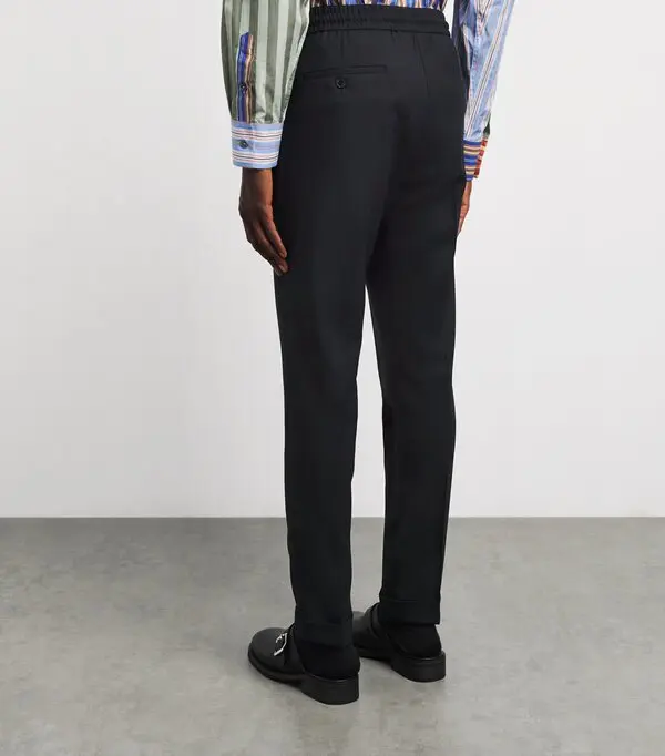 Paul Smith Wool Drawstring Chinos