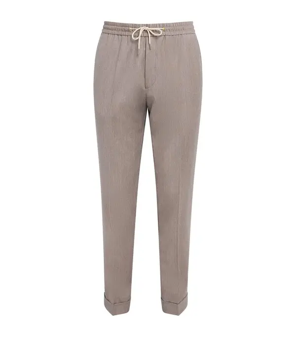 Paul Smith Wool Drawstring Chinos