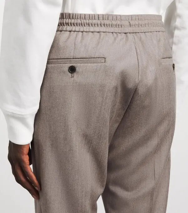 Paul Smith Wool Drawstring Chinos