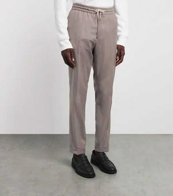 Paul Smith Wool Drawstring Chinos