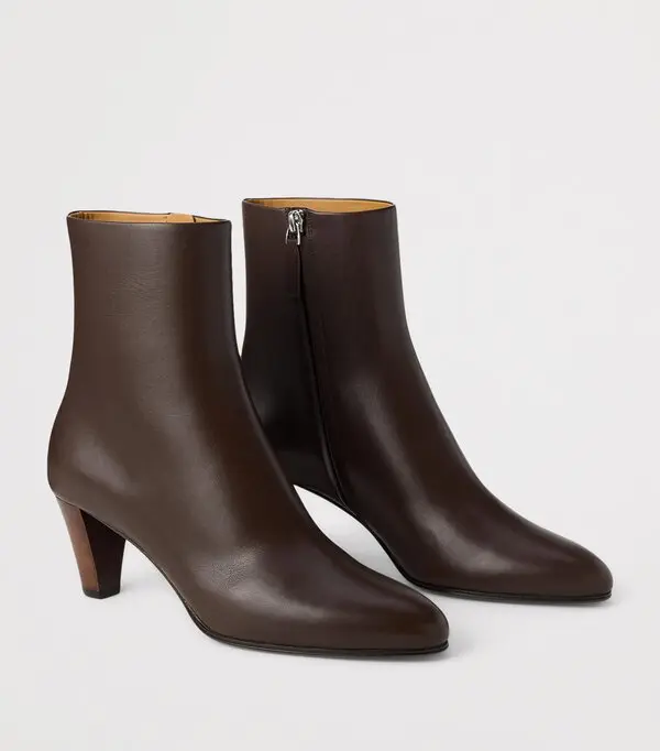 Ralph Lauren Calfskin Bernice Ankle Boots 55