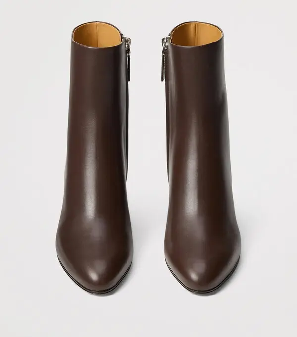 Ralph Lauren Calfskin Bernice Ankle Boots 55