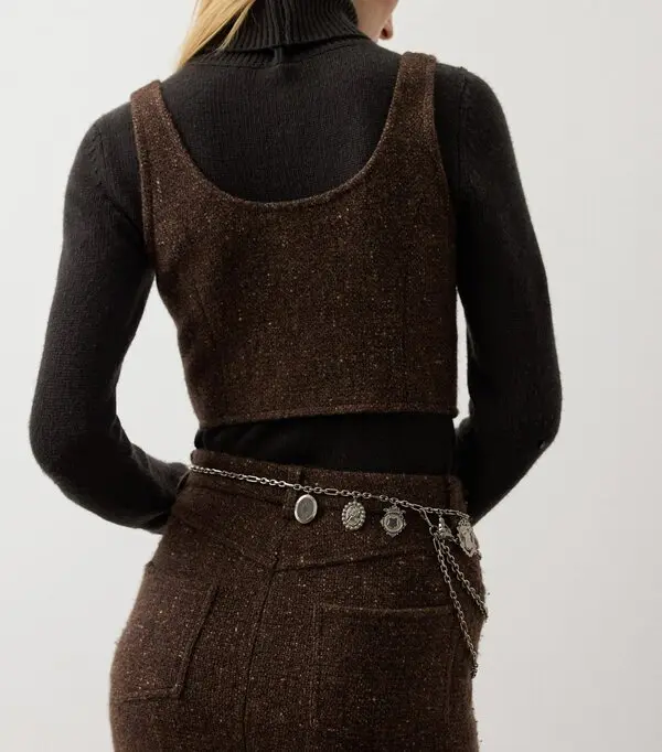 Ralph Lauren Wool-blend Sherry Sleeveless Top