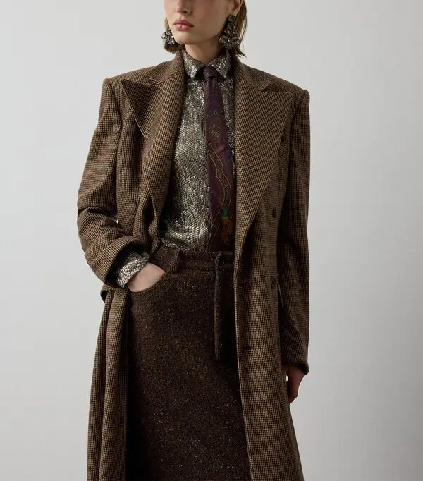 Ralph Lauren Tweed Overcoat