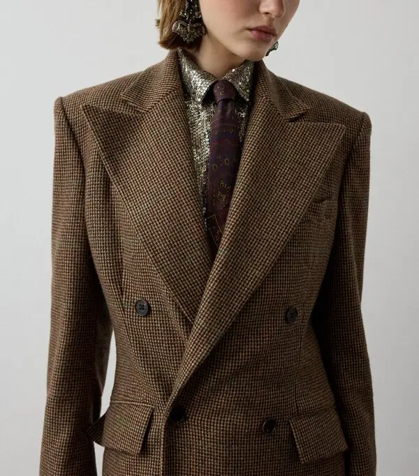 Ralph Lauren Tweed Overcoat