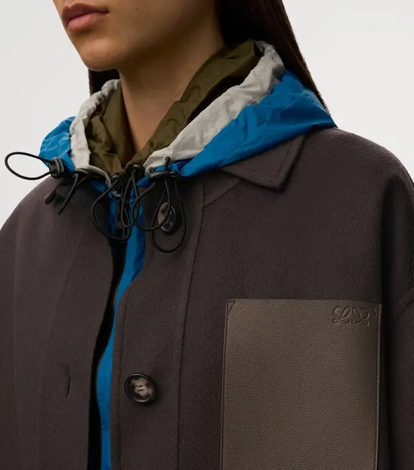 Loewe Wool-cashmere Workwear Jacket