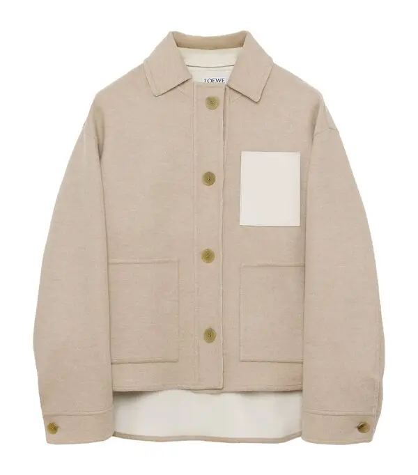 Loewe Wool-cashmere Workwear Jacket