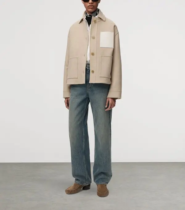 Loewe Wool-cashmere Workwear Jacket