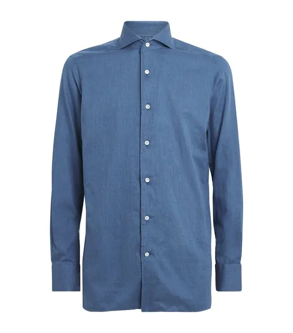 100HANDS Cotton Herringbone Shirt