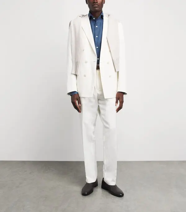 100HANDS Cotton Herringbone Shirt