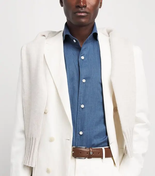 100HANDS Cotton Herringbone Shirt