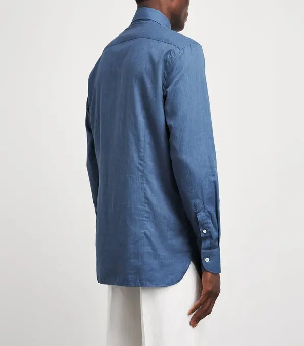 100HANDS Cotton Herringbone Shirt