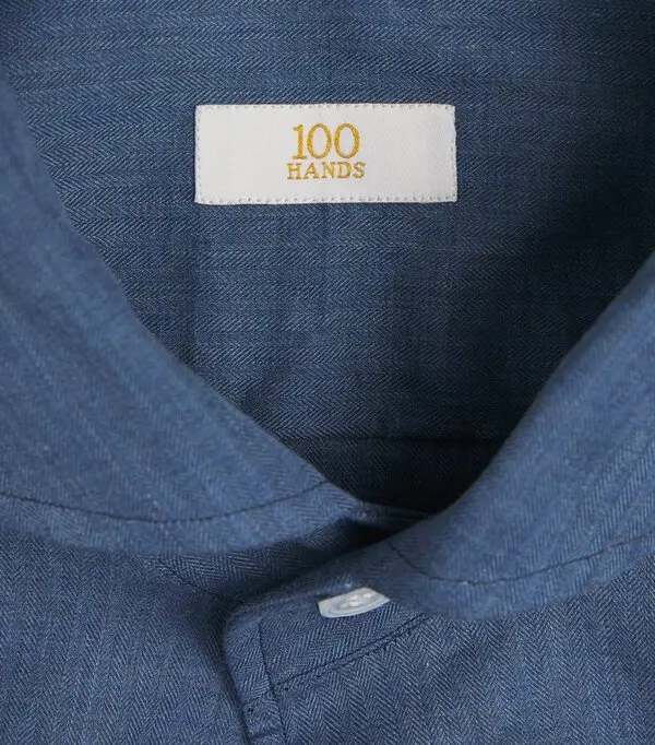 100HANDS Cotton Herringbone Shirt