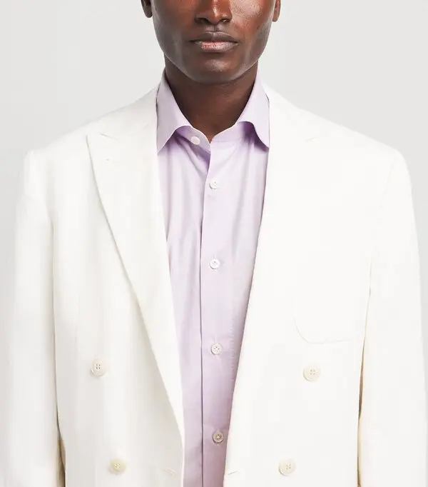 100HANDS Cotton Fine Stripe Shirt