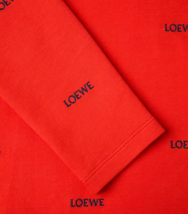 Loewe All-over Logo Top - Red