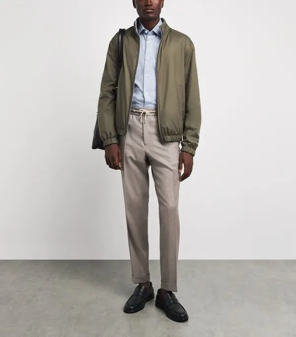 100HANDS Herringbone Shirt - Blue