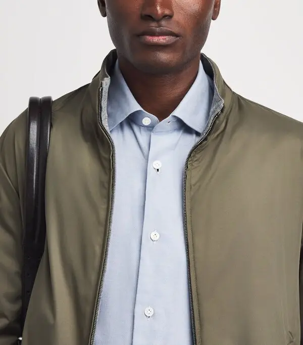 100HANDS Herringbone Shirt - Blue