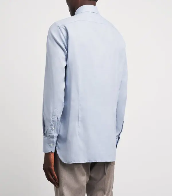 100HANDS Herringbone Shirt - Blue
