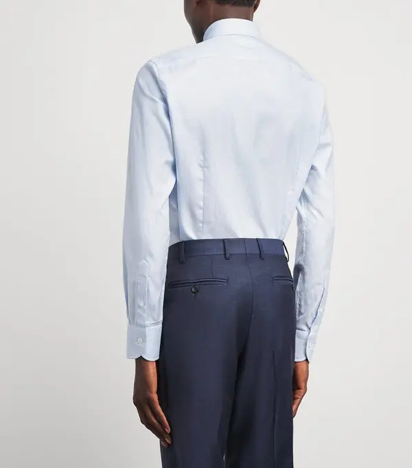 100HANDS Cotton Twisted Stripe Shirt