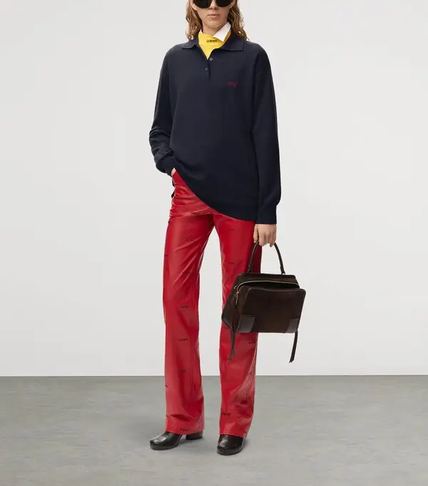 Loewe Cashmere-silk Polo Sweater