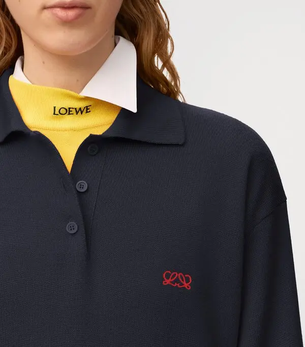 Loewe Cashmere-silk Polo Sweater