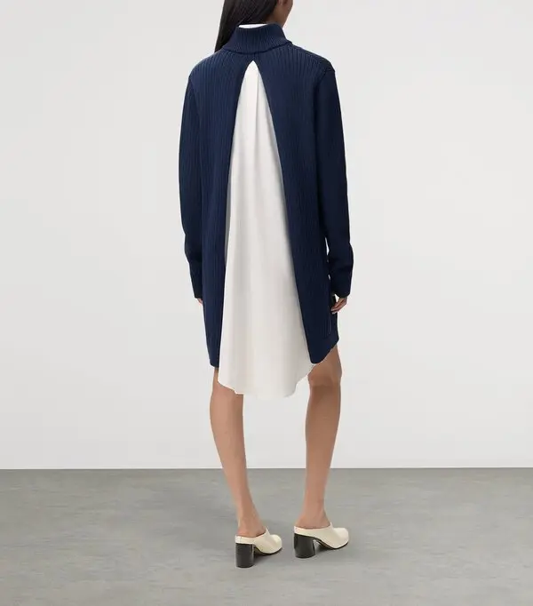 Loewe Layered Shirt-sweater Mini Dress