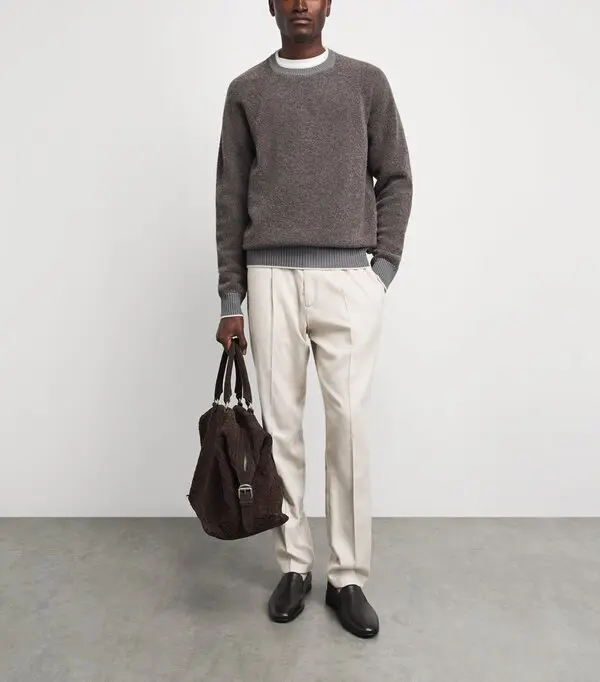 Herno Wool-blend Crew-neck Sweater