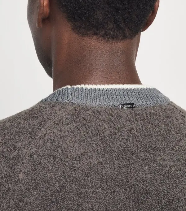 Herno Wool-blend Crew-neck Sweater