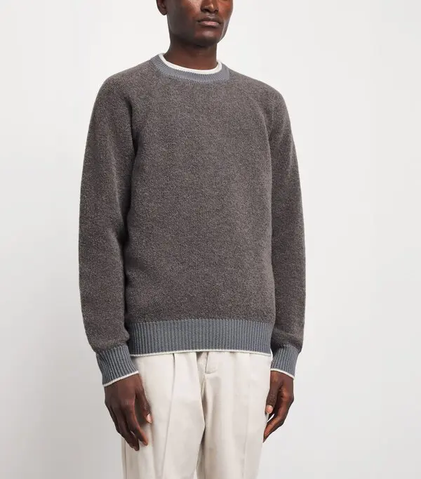 Herno Wool-blend Crew-neck Sweater