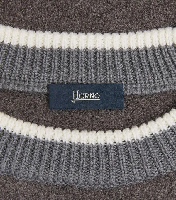 Herno Wool-blend Crew-neck Sweater
