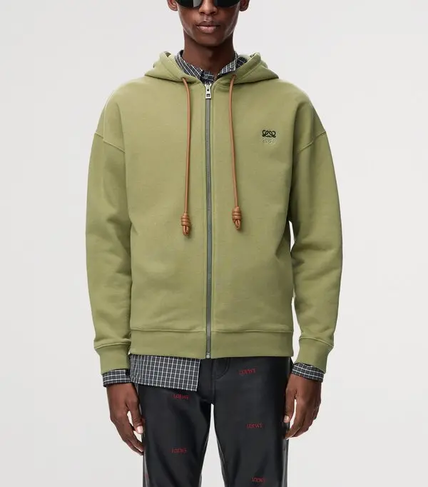 Loewe Cotton-blend Anagram Hoodie