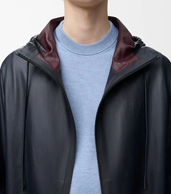 Loewe Lambskin Hooded Jacket
