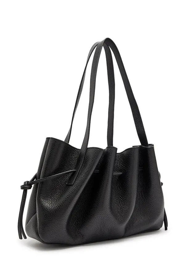 Yuzefi Scallop Suede Shoulder Bag