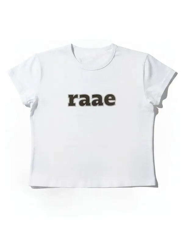RAAE UK Logo Embroidered Cotton Baby Tee