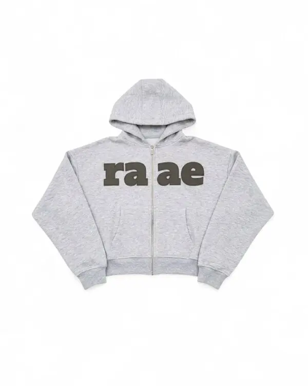 RAAE UK Marl Zip Up Hoodie