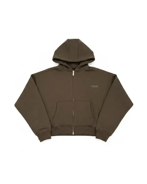 RAAE UK Smokey Olive Zip Up Hoodie